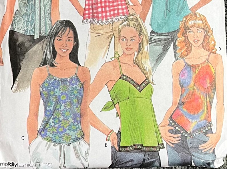 Vintage Simplicity Summer Blouse Pattern 9563 Uncut - Etsy