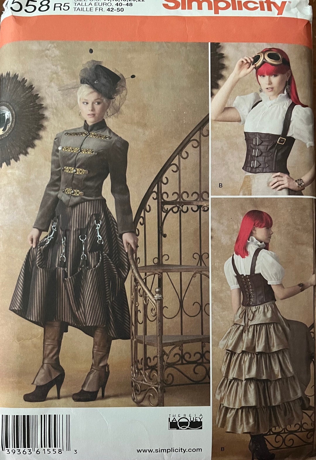 Steam Punk Costume Pattern, 1558 by Simplicity Uncut - Etsy