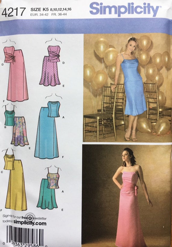 Vintage Simplicity Special Occasions Separates Pattern 4217 - Etsy