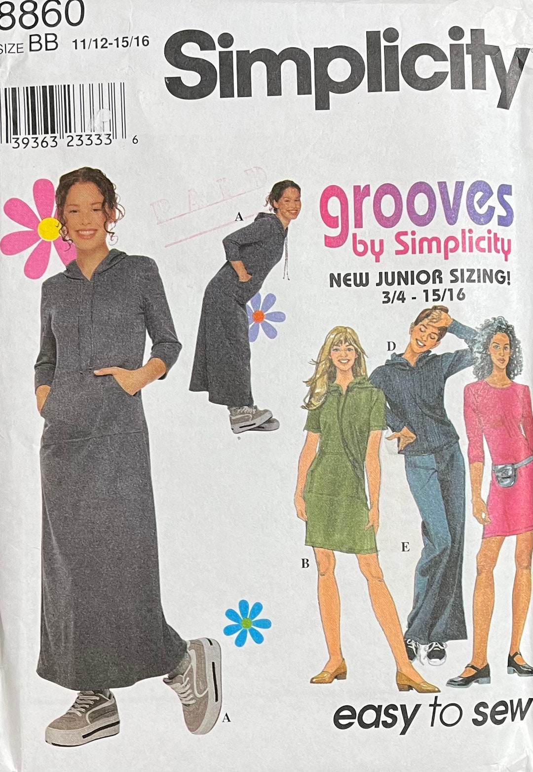 Vintage Junior Size Separates Pattern 8860 by Simplicity Uncut - Etsy