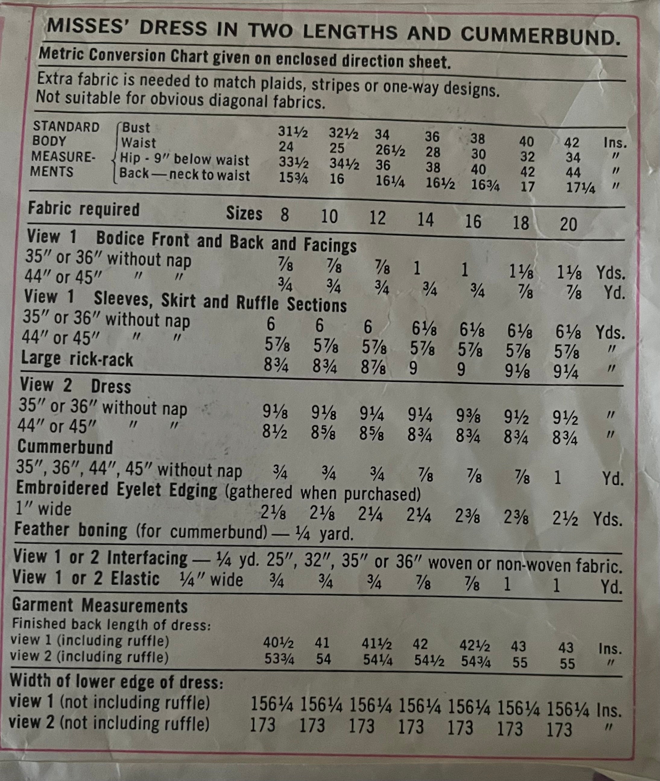 Vintage Prairie Style Dress Pattern by Simplicity 6452 - Etsy