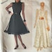 Romantic Vintage Vogue, Paris Original Dress Pattern 1044 by Givenchy ...