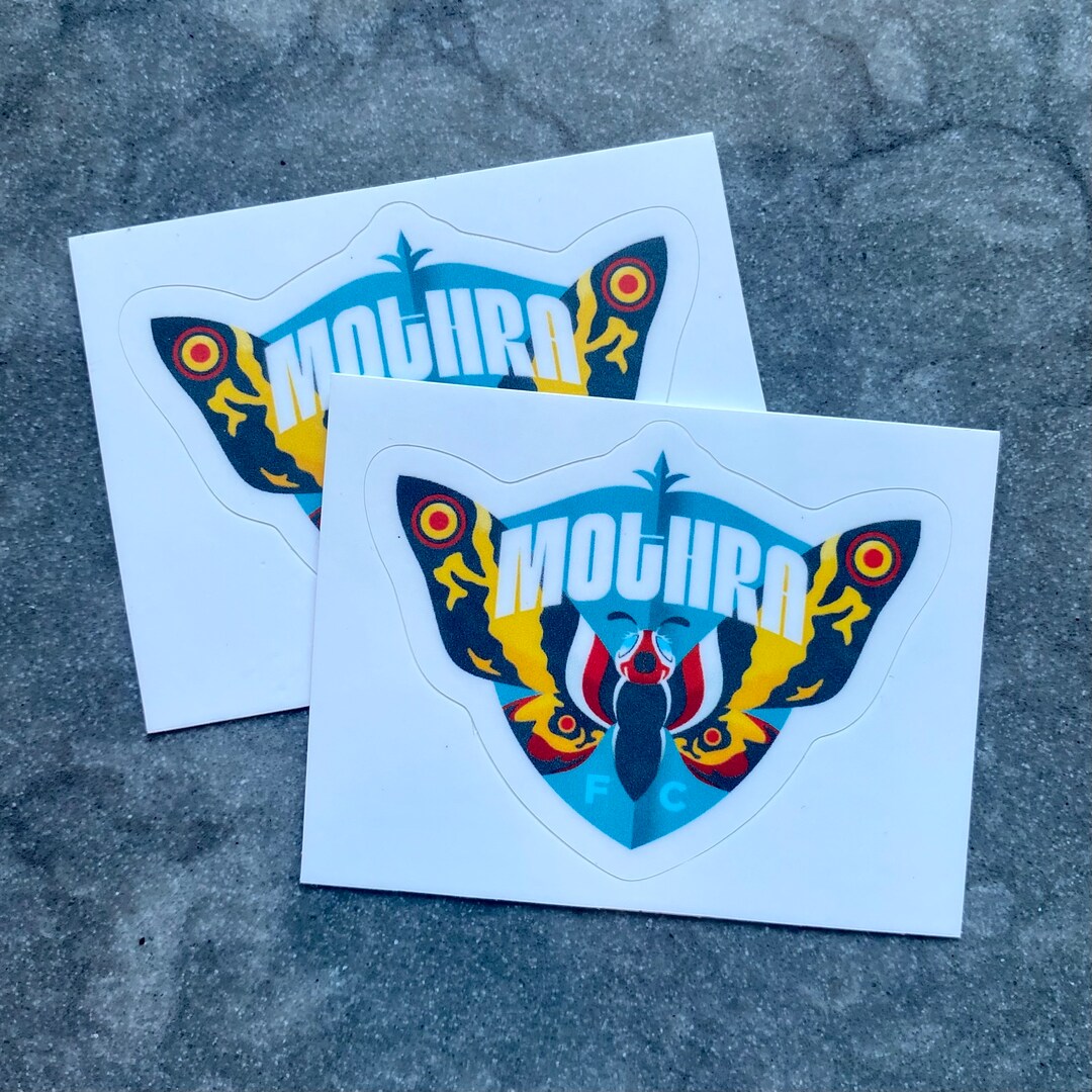 Mothra FC (2 Stickers) – Kaiju Soccer League - Etsy