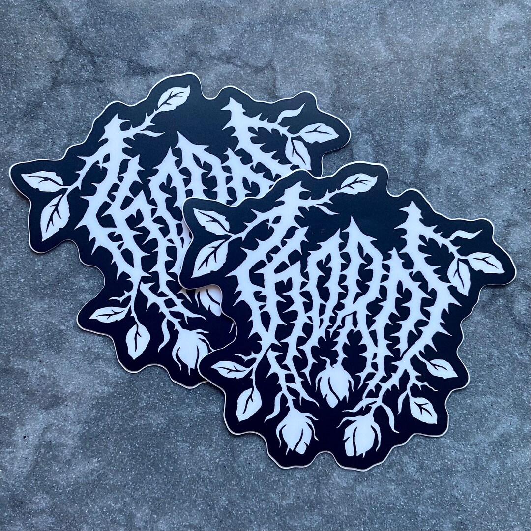 Thorns Metal Logo (2 Stickers) - Etsy