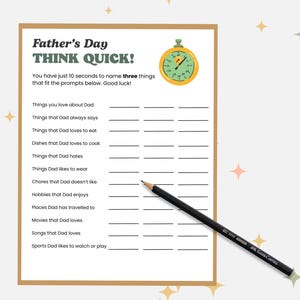 Fathers Day Games Bundle, Printable Games for Fathers Day, Fathers Day ...