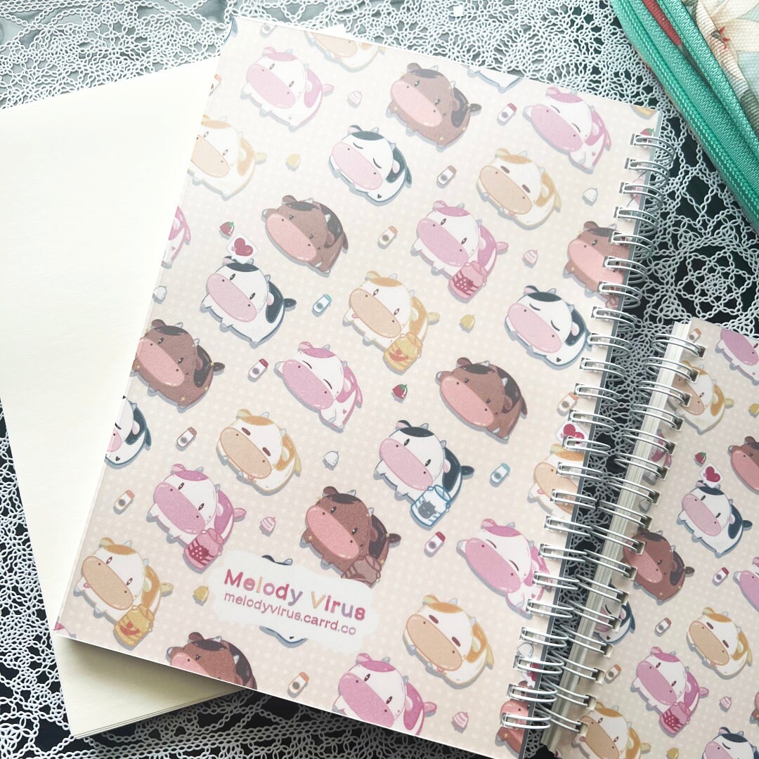 Cute Sticker Book Reusable Cozy Gamer Bubble Cow Story of Seasons - Etsy