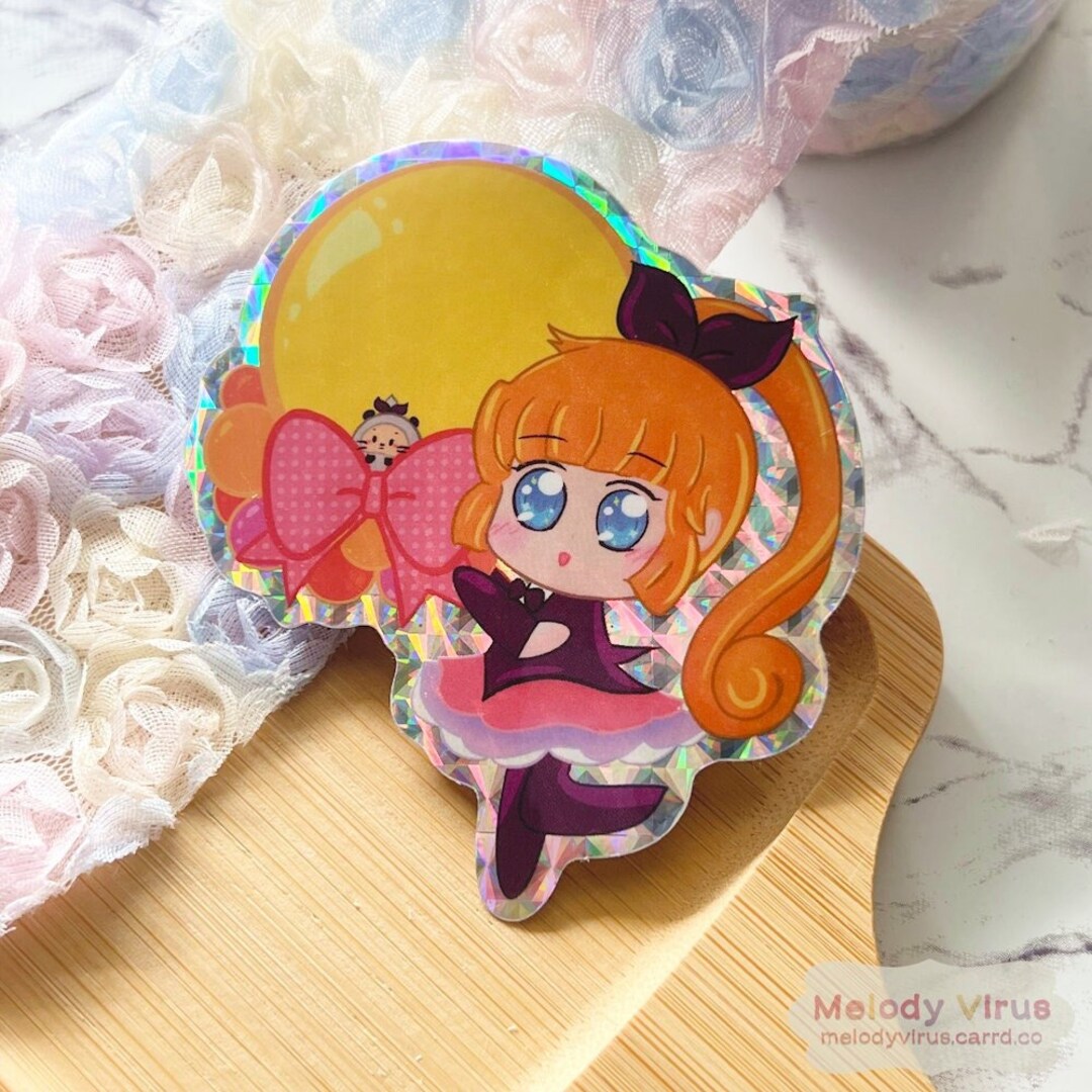 Saint Tail Ruby Holographic Shoujo 90s Anime Aesthetic Sticker - Etsy
