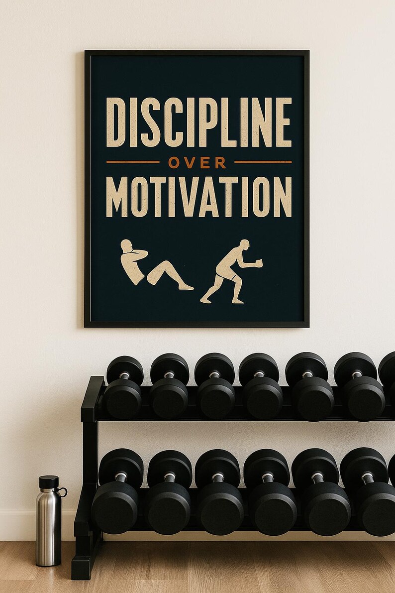 Push Yourself – Motivational Gym Wall Art | Fitness Printable Quote ...