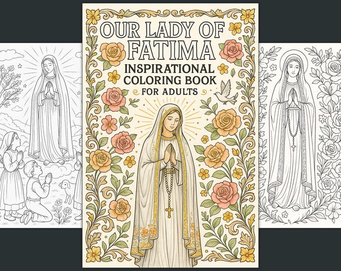 Our Lady of Fatima Coloring Pages & Printable Photos for Catholic Kids ...