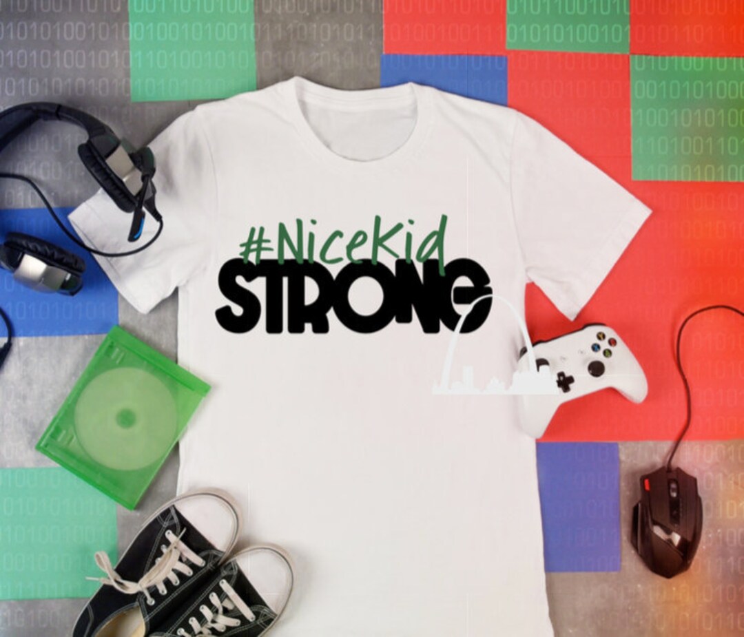 Nice Kid Strong Squad SVG PNG DXF Jpeg Kindness Campaign Men's Women's ...