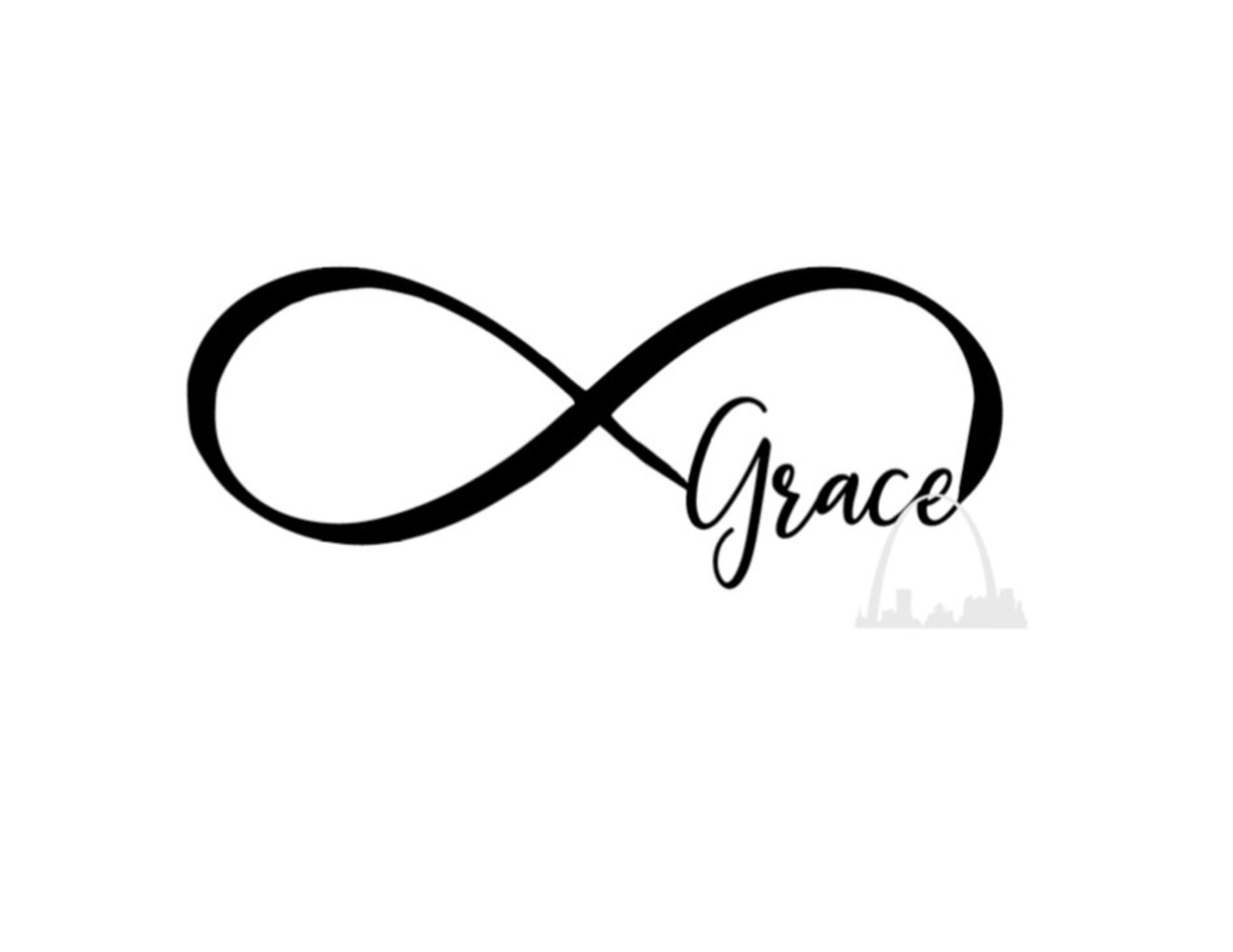 Grace Infinity Svg Cut File Grace Infinity Symbol Svg T-shirt - Etsy Canada