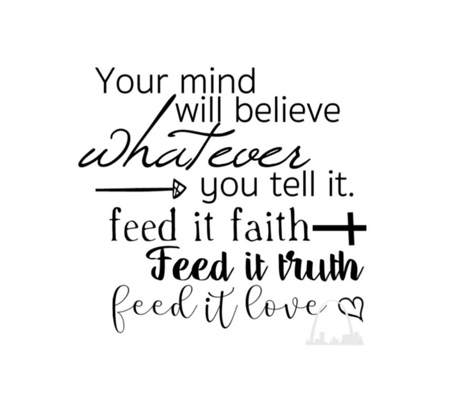 Faith Truth Love Svg Cut File Christian Faith Svg Believe Feed | Etsy