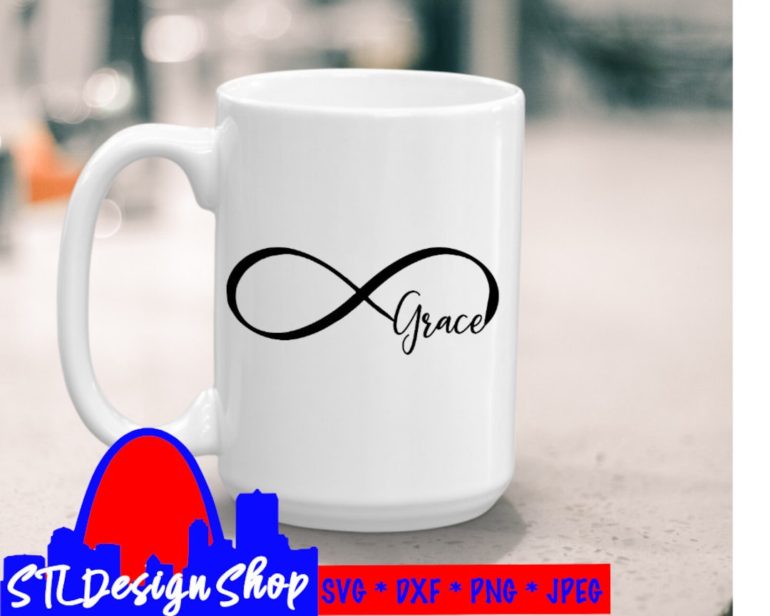 Grace Infinity Svg Cut File Grace Infinity Symbol Svg T-shirt Decal ...