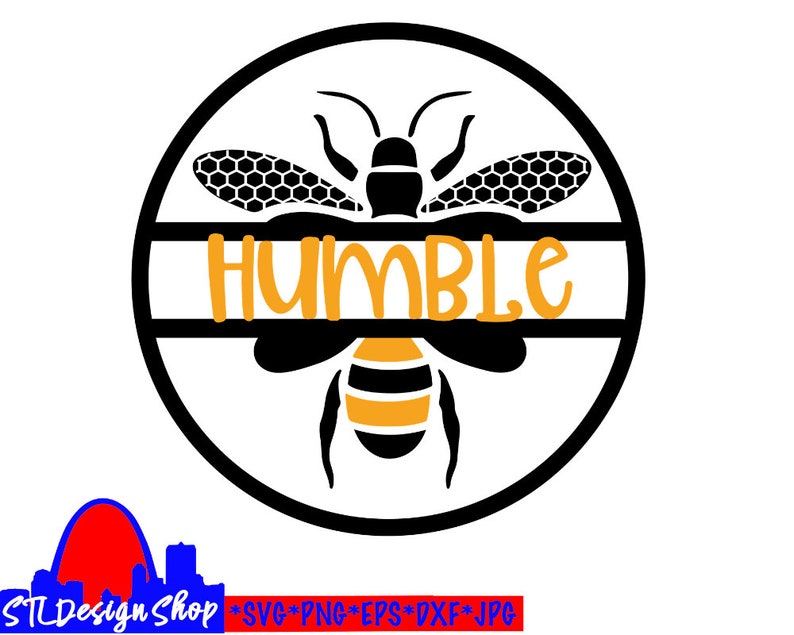 Bee Humble Svg Cut File Bumble Bee Svg Cut File Silhouette - Etsy