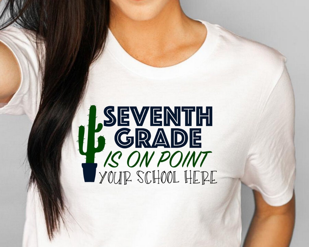 Custom Seventh Grade Class School SVG Cut File Custom School - Etsy