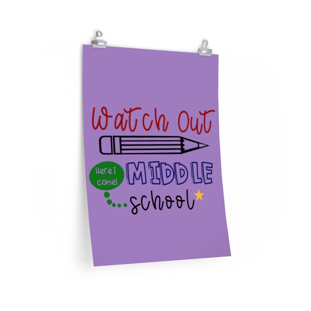 Cuidado con el letrero de la Escuela Secundaria letrero de la - Etsy México