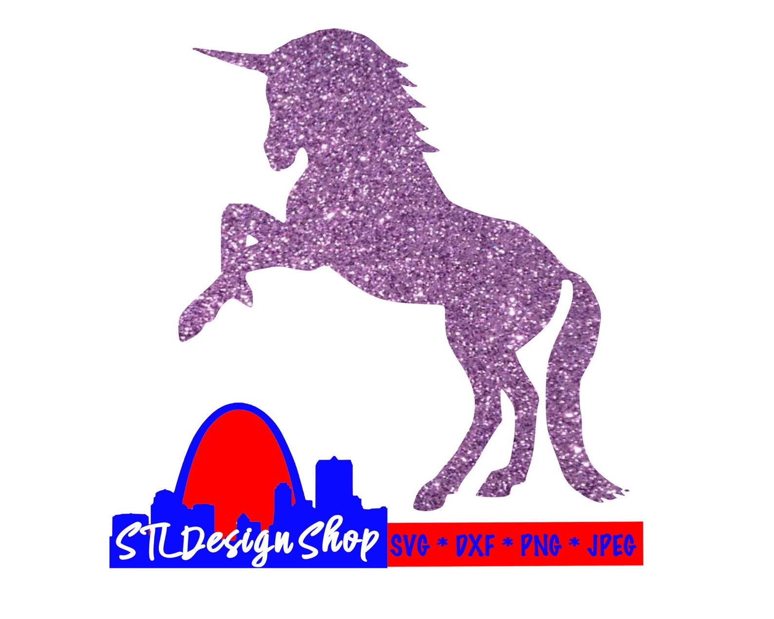 Unicorn Svg Cut File Unicorn Clip Art File for Silhouette or | Etsy