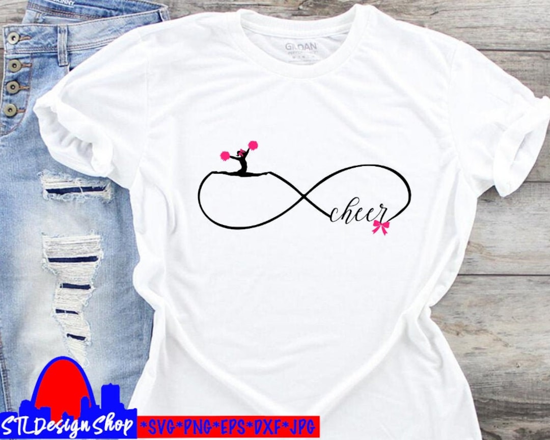 Cheerleading for Life Cheer Infinity Sign Svg Cut File Dxf Png Jpeg ...