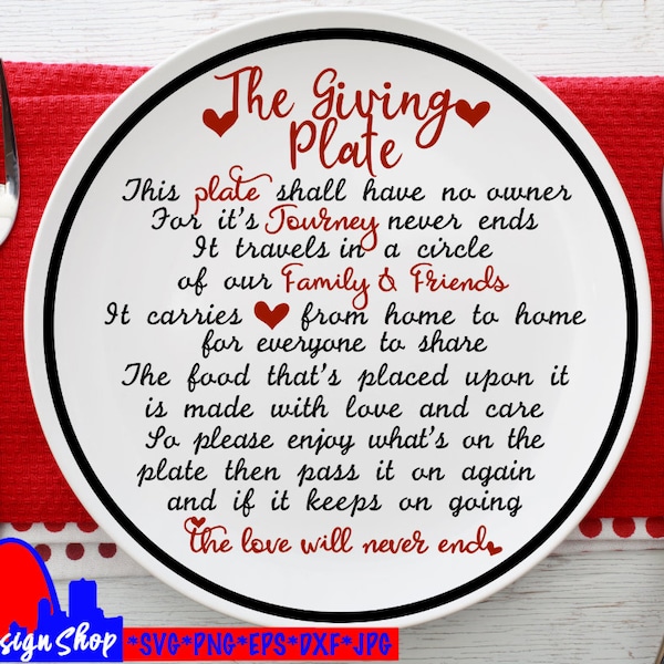 Giving Plate - Etsy