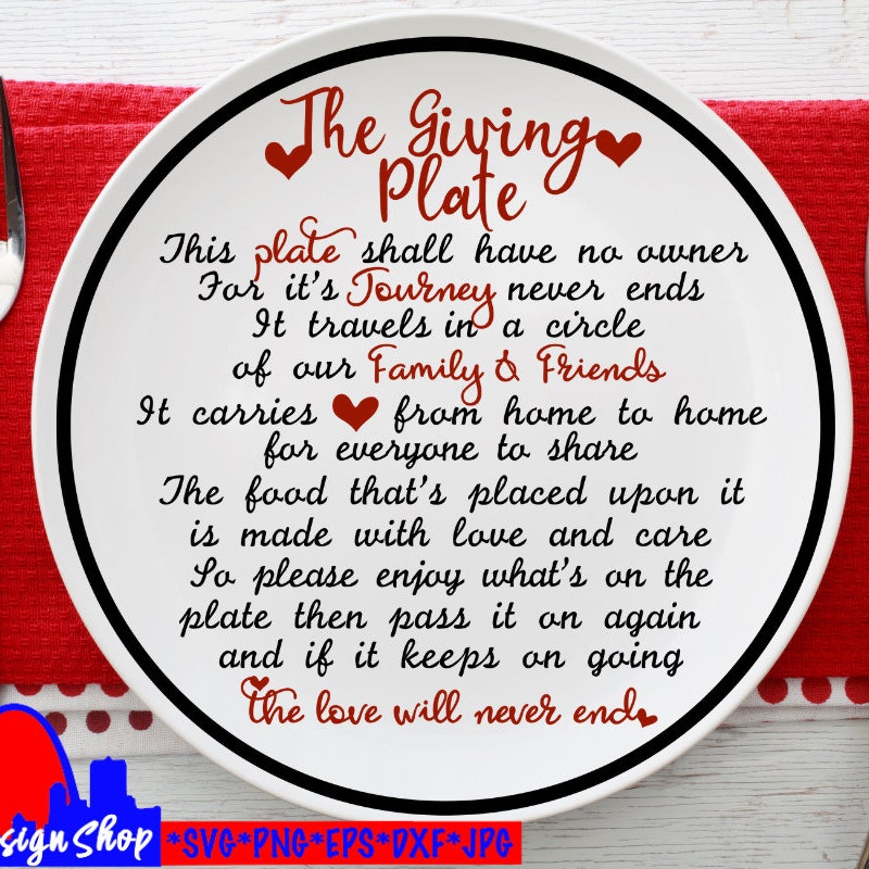 Giving Plate - Etsy
