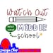 Middle School Here I Come 6th Grade Class Svg Cut File Last Day of 5th ...