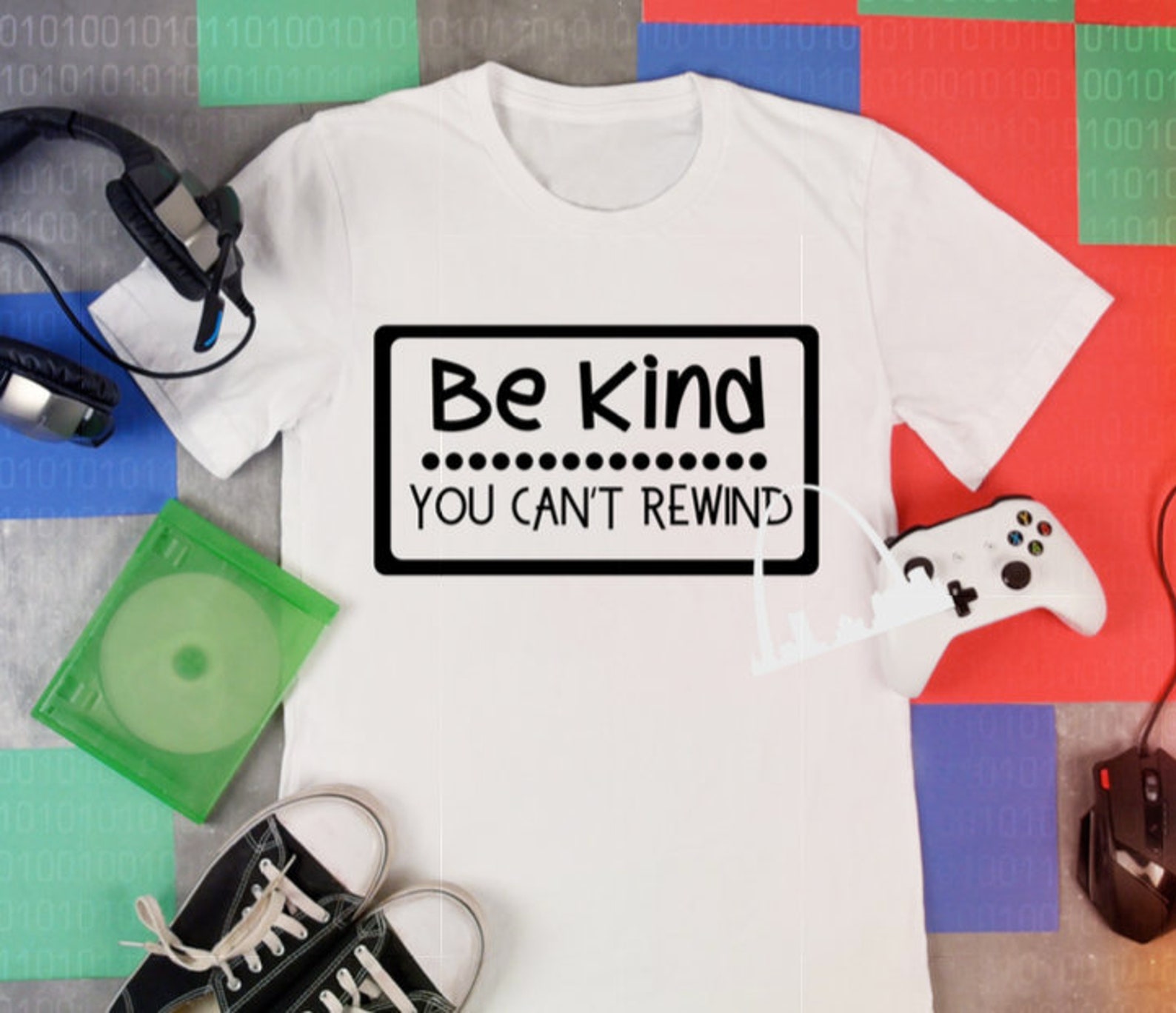 Be Kind You Can't Rewind SVG PNG DXF Jpeg Kindness - Etsy Canada