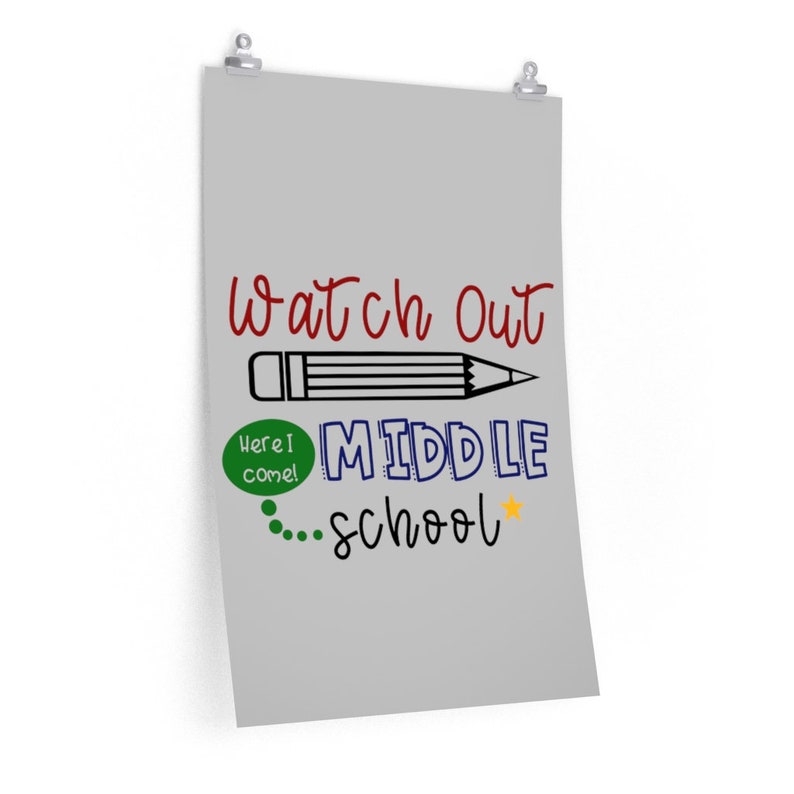 Cuidado con el letrero de la Escuela Secundaria letrero de la - Etsy México