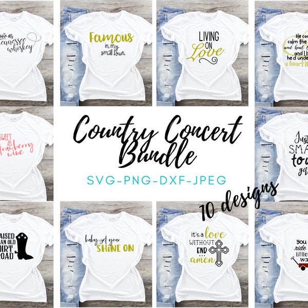 Country Concert Svg - Etsy