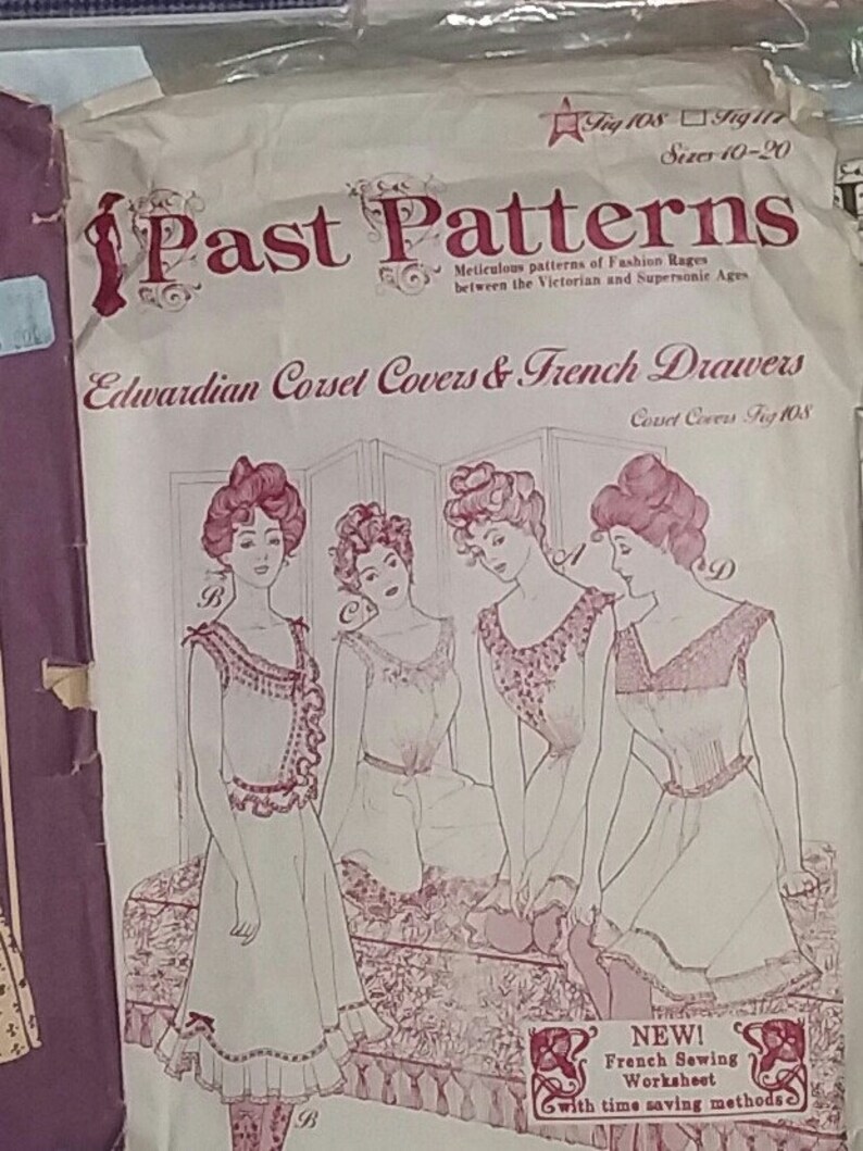 Vintage Past Patterns for Corset Duster Coat Edwardian | Etsy