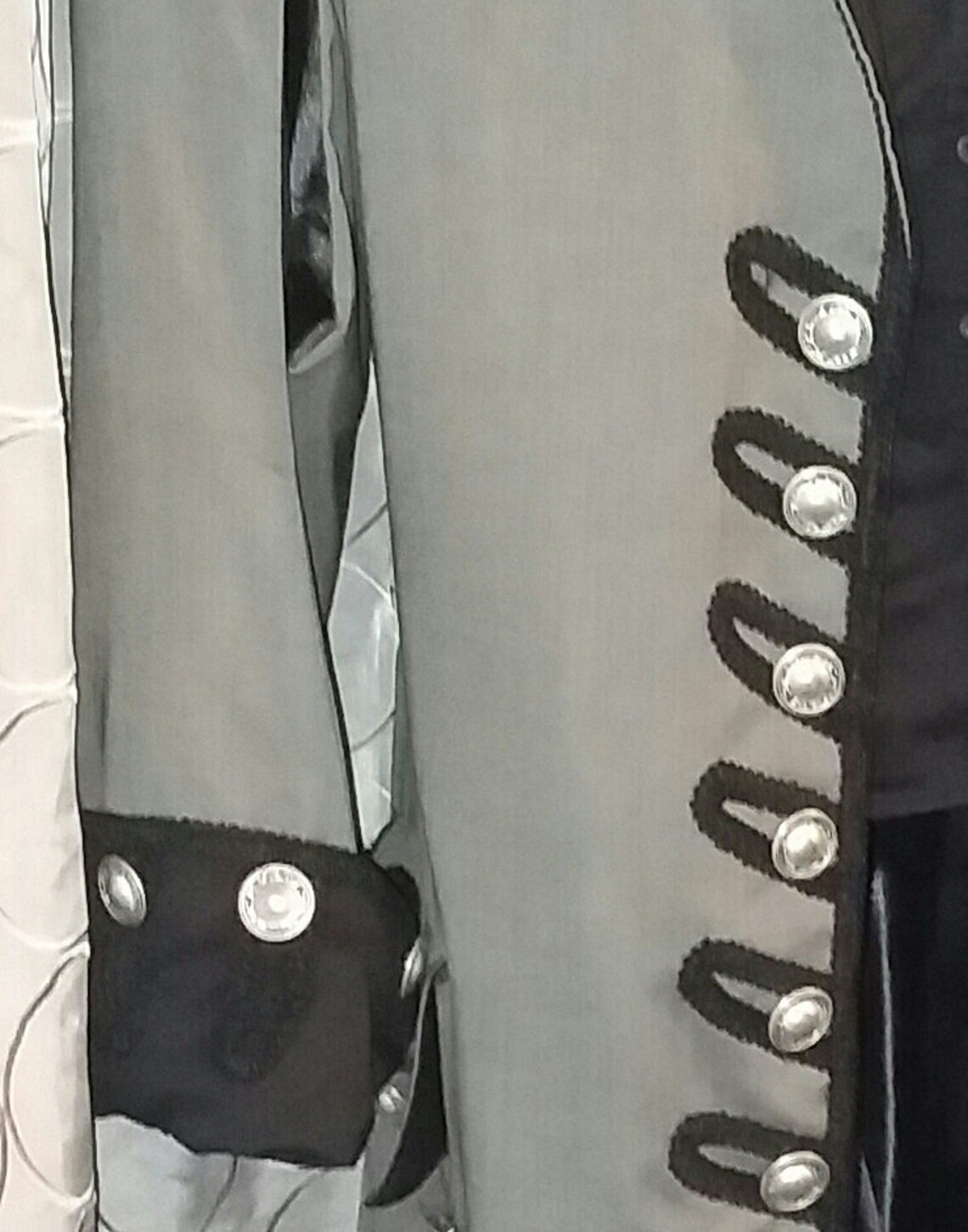 18th Century Pirate Captain Coat With Full Skirted Back and - Etsy