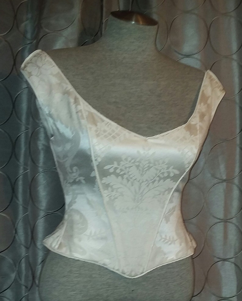 Victorian Inspired Bridal Bodyce in Brocade - Etsy