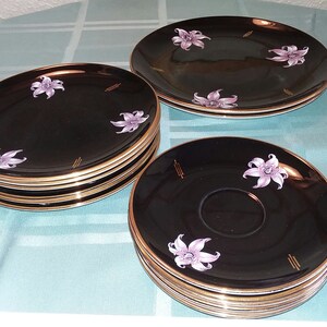 Vintage Royal Worcester England Fine China in Palissy Orchid Pattern ...