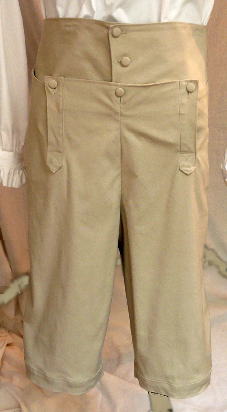 Mans Fall Front Knee Breeches 18th Century and English Regency - Etsy