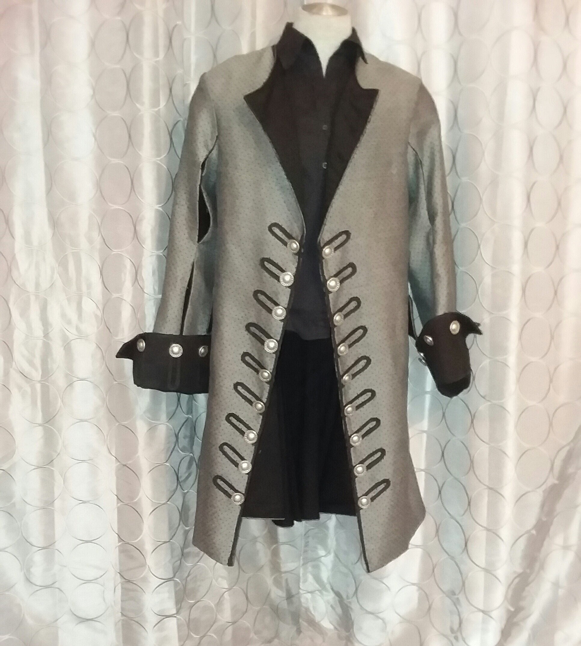 18th Century Pirate Captain Coat With Full Skirted Back and - Etsy