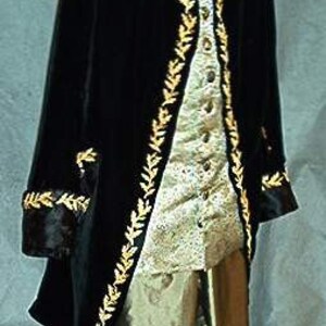 Mans Rococo Jacket 18th Century Late Baroque Pirate Coat - Etsy