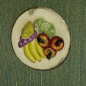 Hand Made Ceramic Fruit Plate Buttons - Etsy