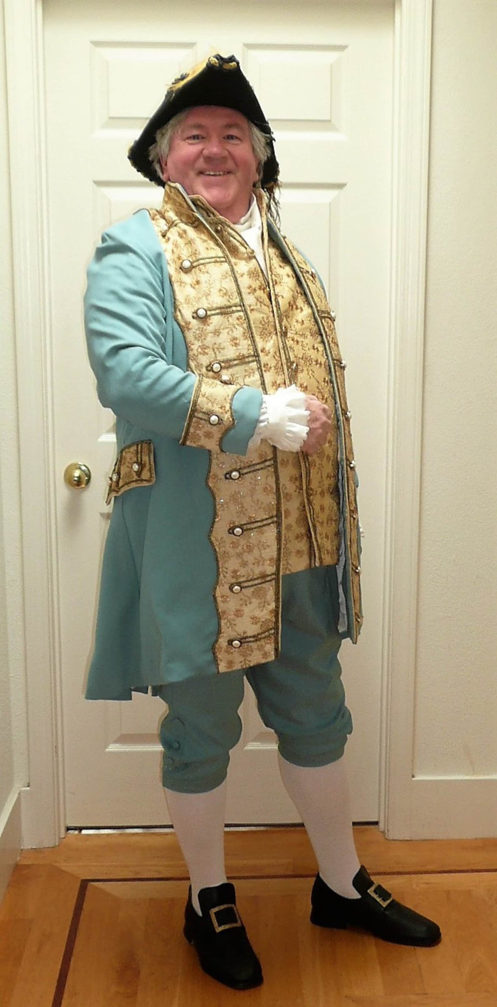 Mans Rococo Jacket 18th Century Late Baroque Pirate Coat - Etsy