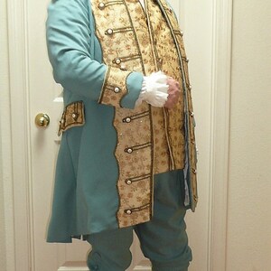 Mans Rococo Jacket 18th Century Late Baroque Pirate Coat - Etsy