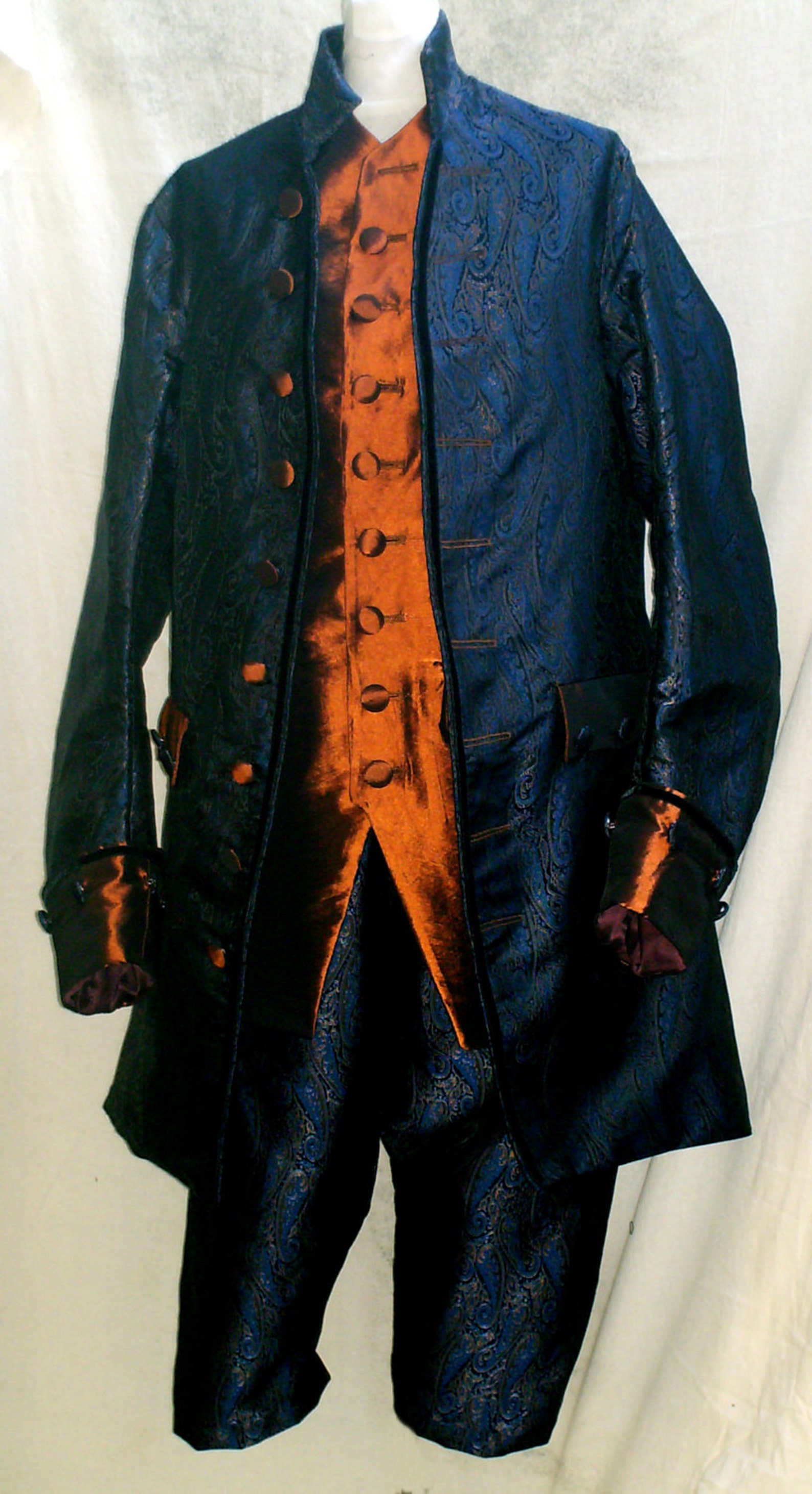 Mans Rococo Jacket 18th Century Late Baroque Pirate Coat - Etsy