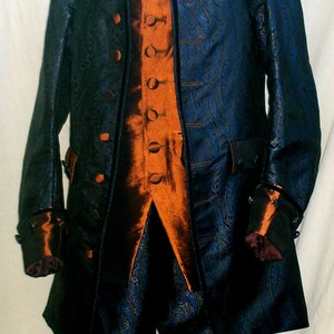 Mans Rococo Jacket 18th Century Late Baroque Pirate Coat - Etsy