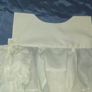 18th Century English Regency Shirt Extra High Collar Neck Ruffles With ...