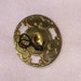 Rare Find - Authentic Antique Victorian Buttons Brass Enameled in White ...