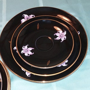 Vintage Royal Worcester England Fine China in Palissy Orchid Pattern ...