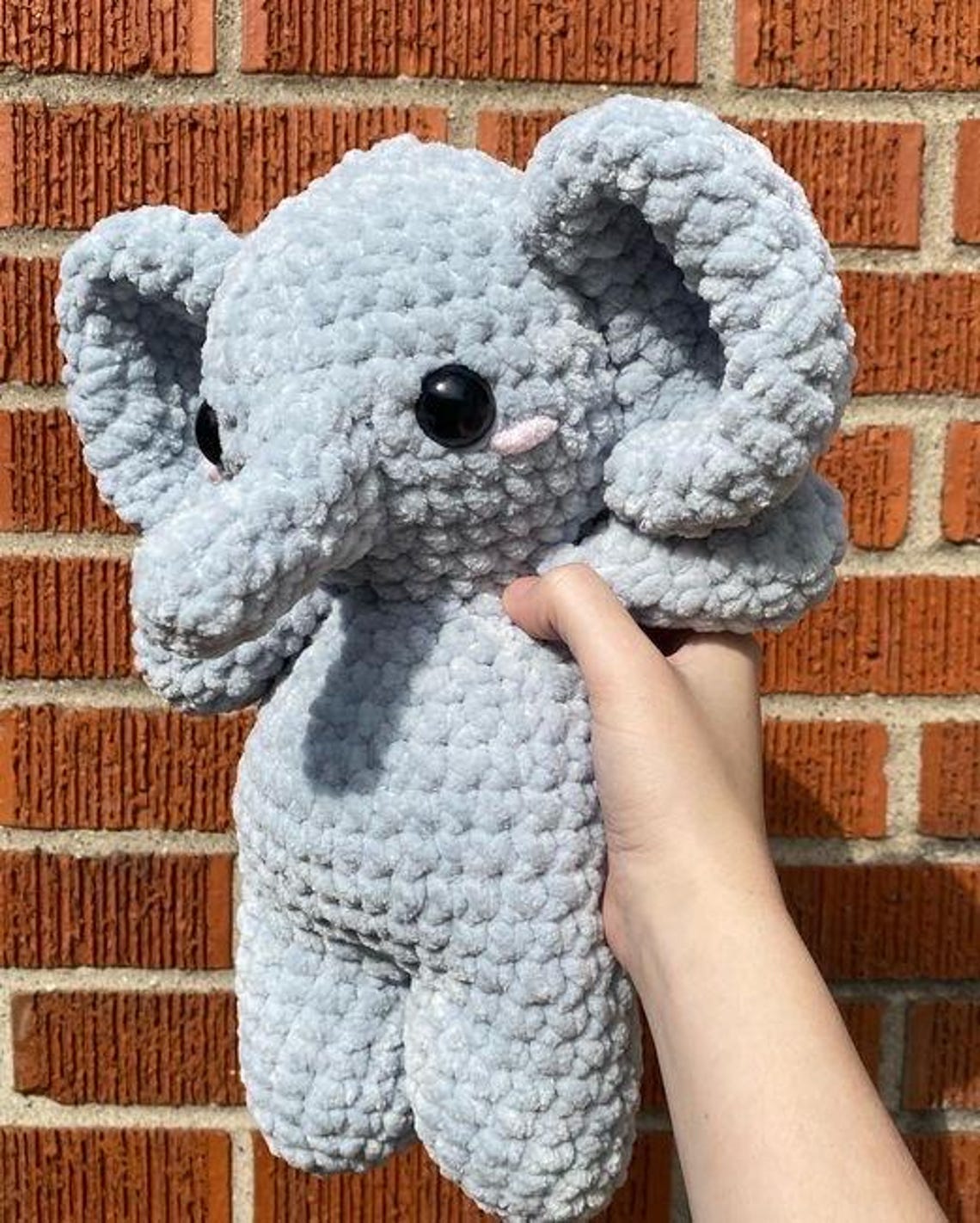 Crochet Elephant Pattern – Amigurumi Elephant PDF Tutorial | Jungle ...