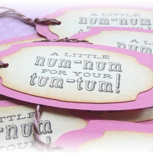 Num Num for Your Tum Tum - Yummy for Your Tummy - Gift/hang Tags (8) - Etsy