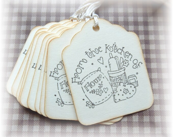 Kitchen Gift Tags 'from the Kitchen Of' or Baked With Love' Choose Your ...