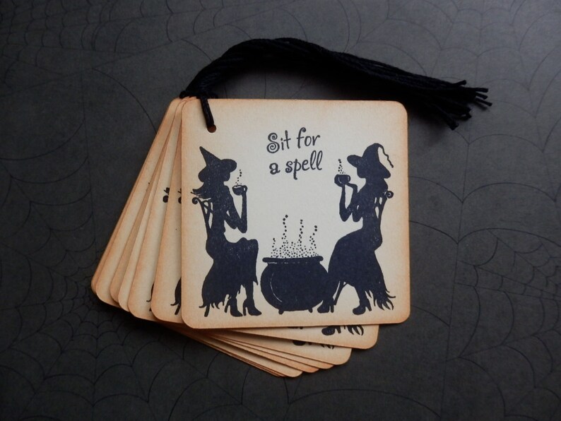 Witch's Brew - Best Witch Friends - Sit for a Spell - Halloween Gift ...