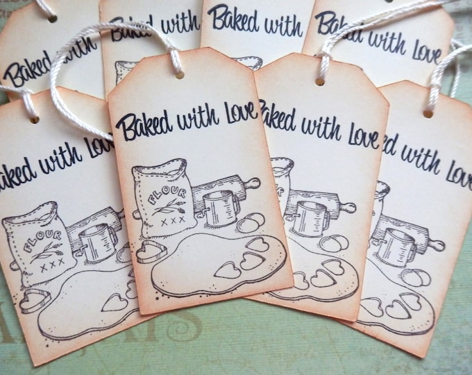 Kitchen Gift Tags 'from the Kitchen Of' or Baked With Love' Choose Your ...
