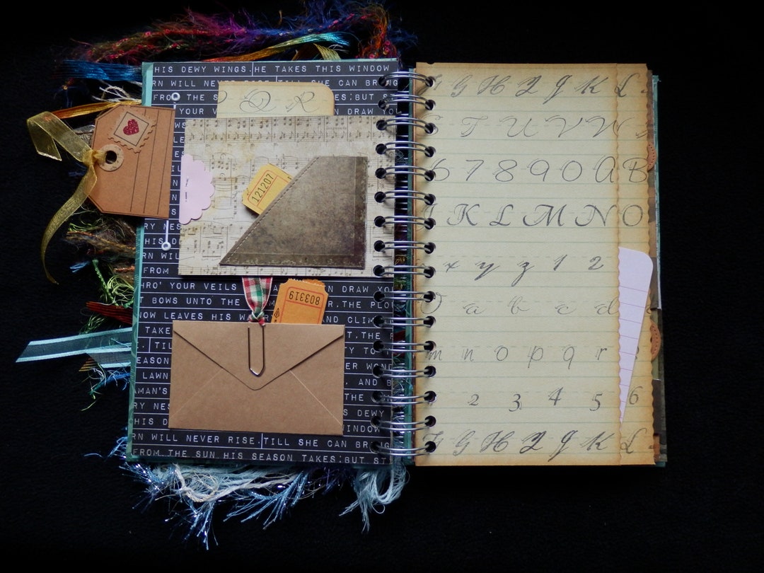 Junk Journal - Junque Journal - Handmade - One of a Kind - Journal ...