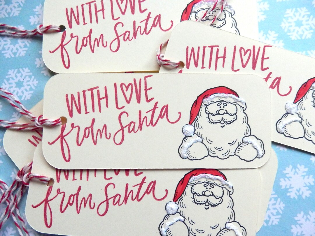With Love From Santa I Believe in Santa Claus Christmas - Etsy